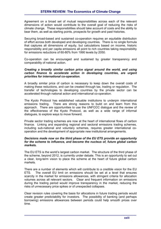 Stern Review Executive Summary | PDF