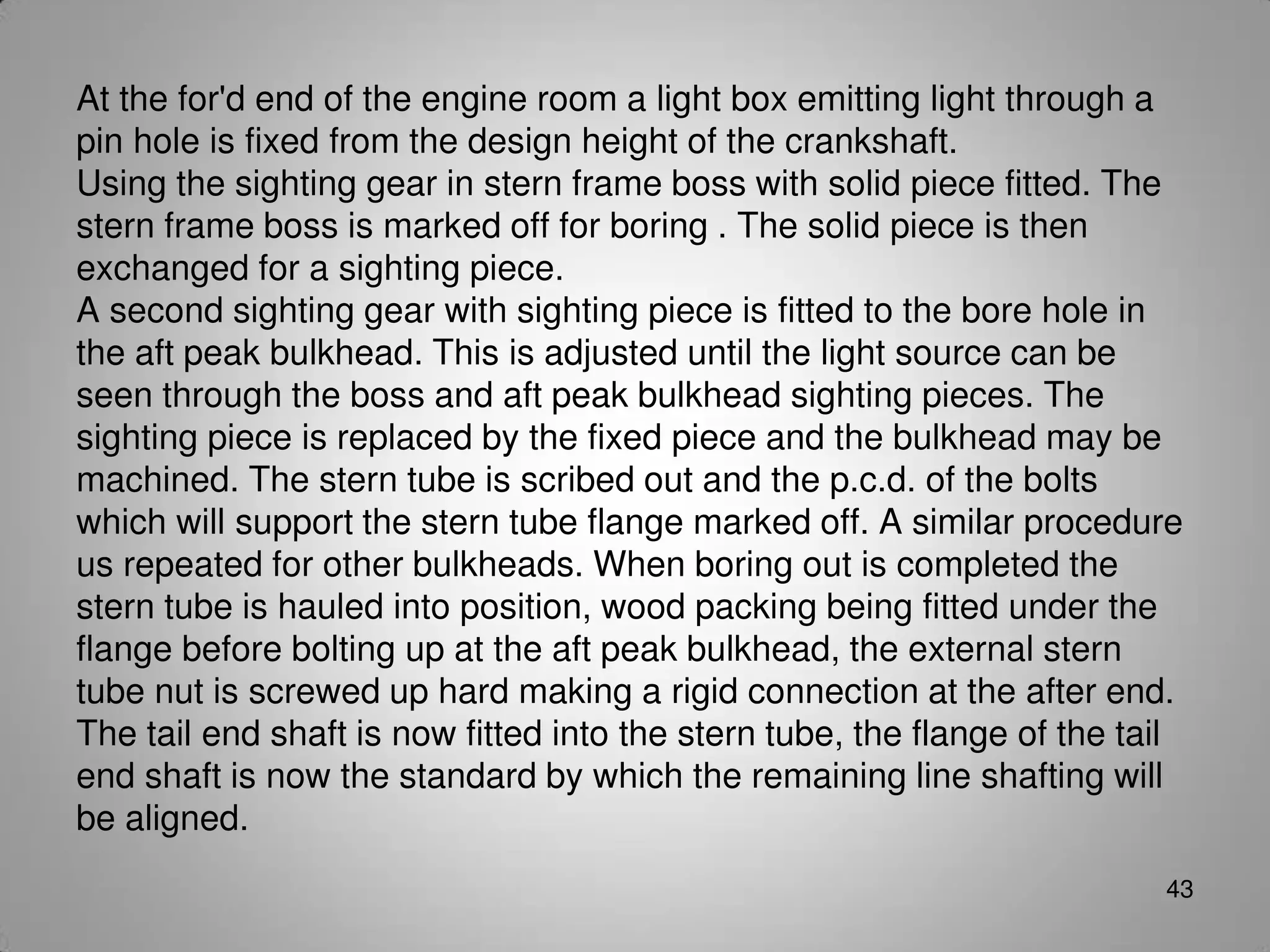 Stern Tube and Shafting Arrangements | PDF