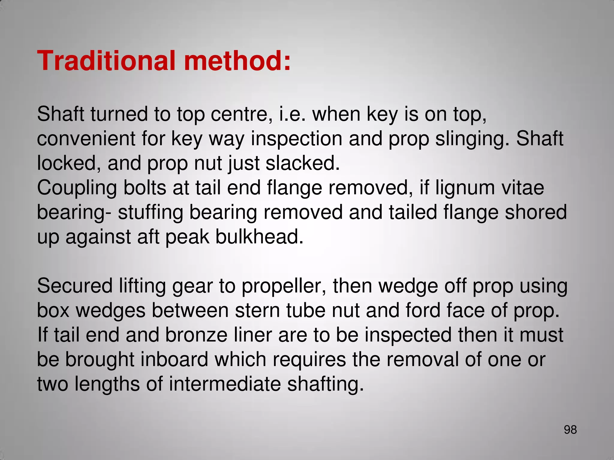 Stern Tube and Shafting Arrangements | PDF
