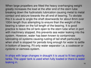Stern Tube and Shafting Arrangements | PDF