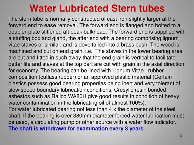 Stern Tube and Shafting Arrangements | PDF