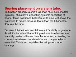 Stern Tube and Shafting Arrangements | PDF