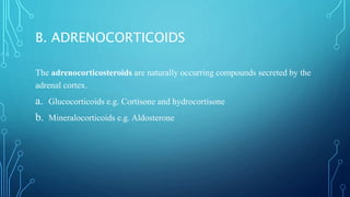 Steroidal drugs(D. Pharmacy) | PPTX