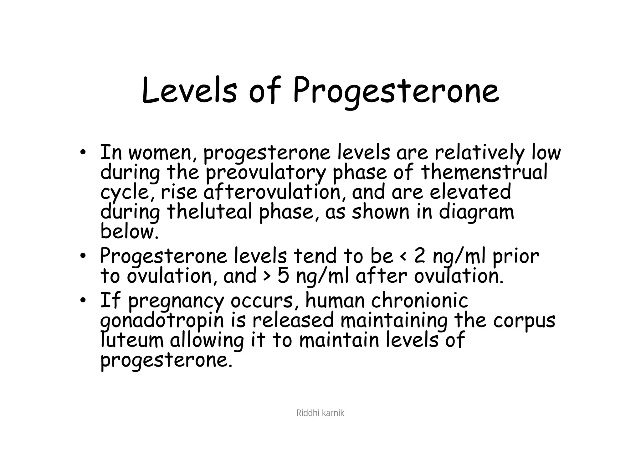 Steroid hormone progesterone | PDF