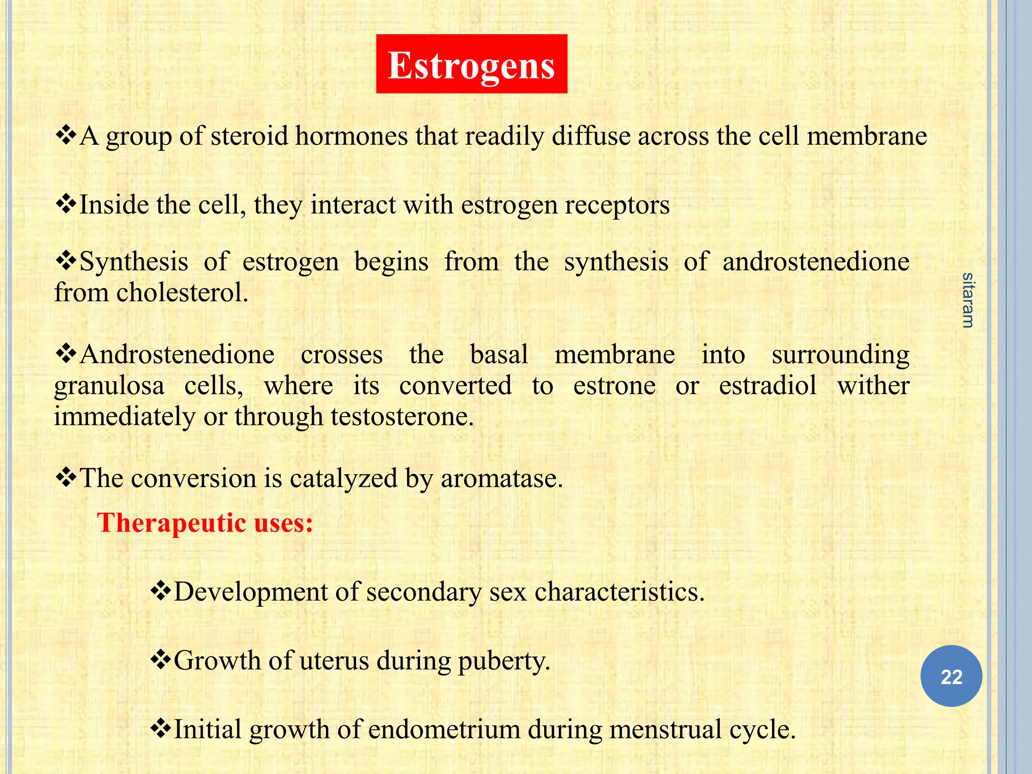 Steroid Hormones | PPTX