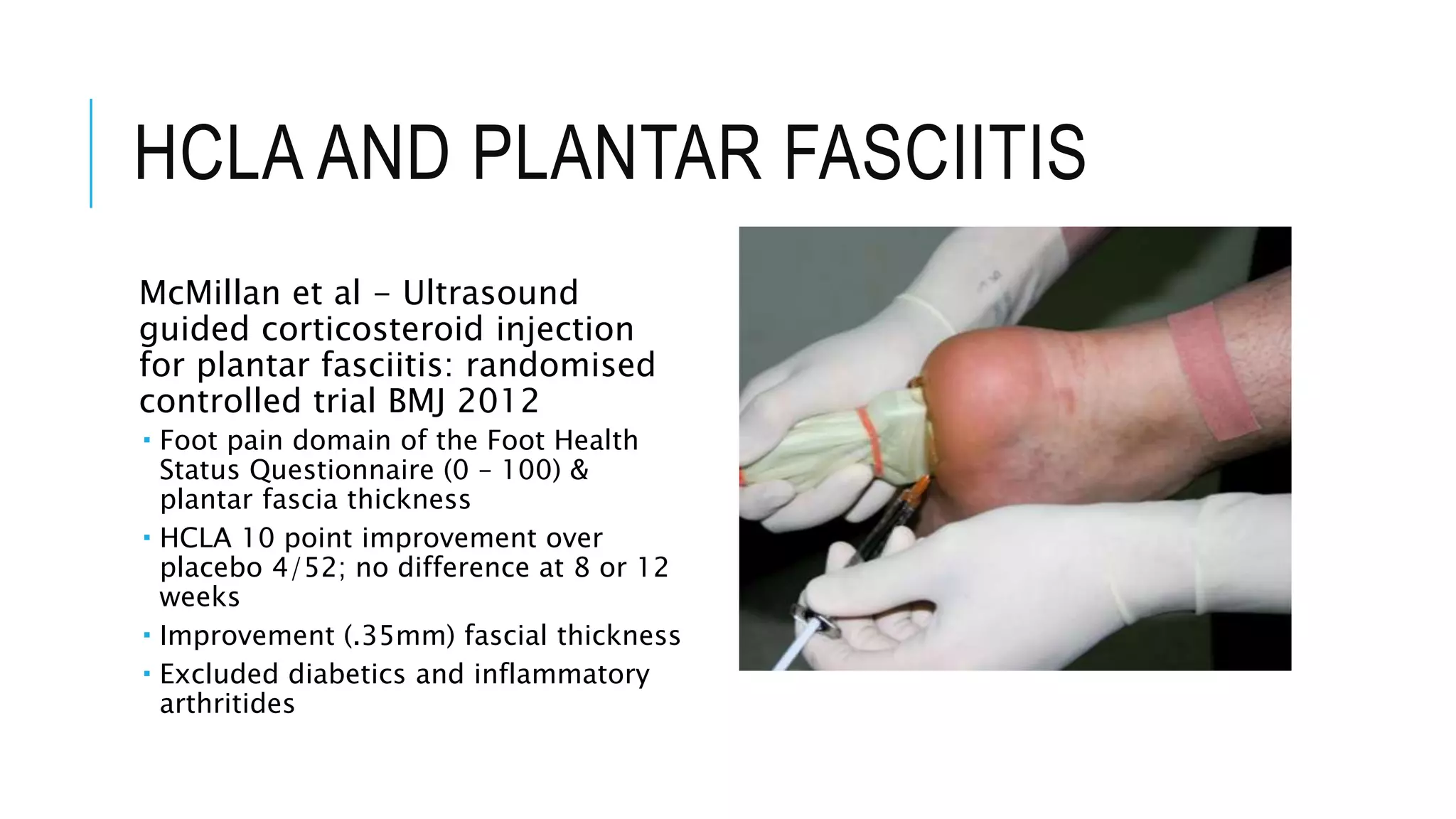 Steroid injections in the foot & ankle | PPTX | Foot Health | Diseases ...