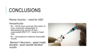 Steroid injections in the foot & ankle | PPTX