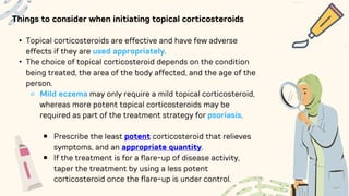 Steroid Ladder and Emollients presentation.pptx