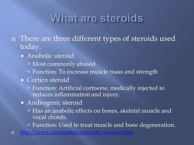 Steroid power point | PPTX