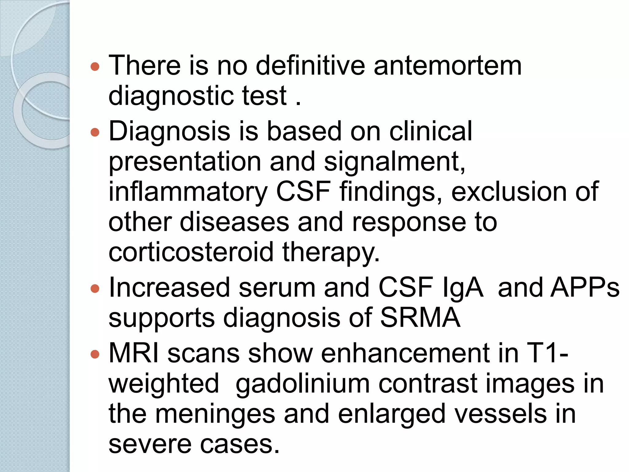 Steroid responsive meningitis arteritis | PPTX