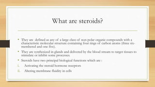 Steroids | PPTX