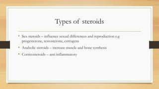 Steroids | PPTX