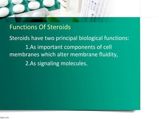Steroids | PPT