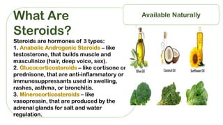 Steroids - Project Database | PPT