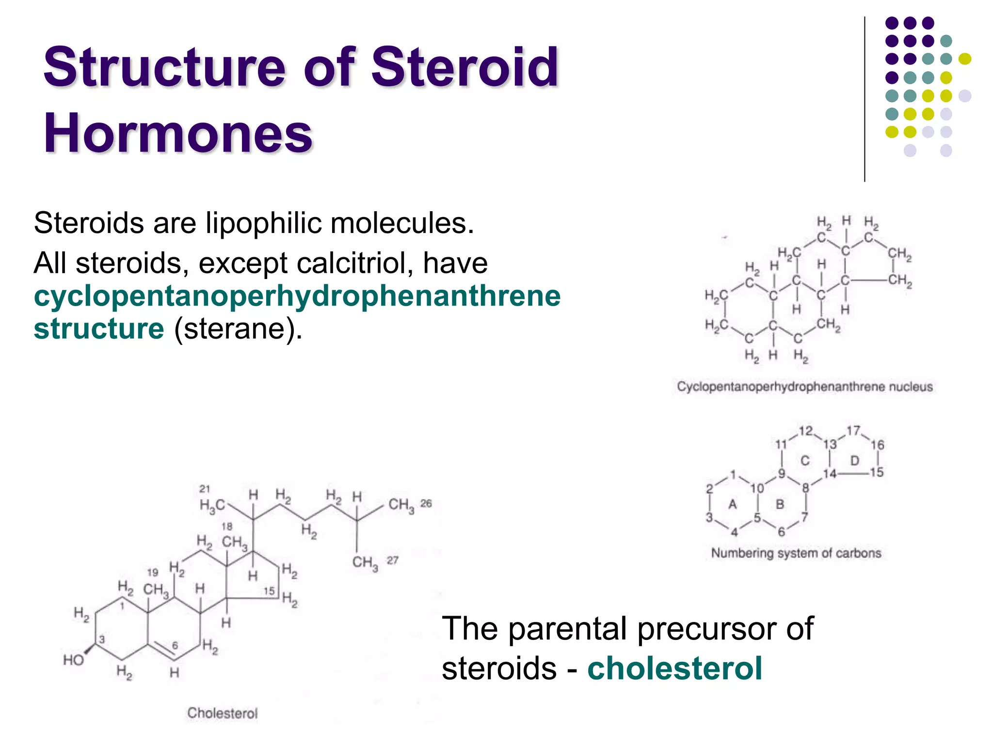 Steroids medicinal chemistry pharm d 3rd year | PPT