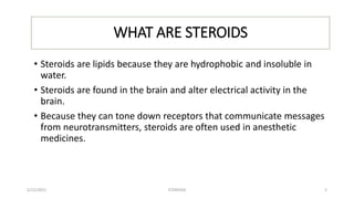 Steroids | PPTX