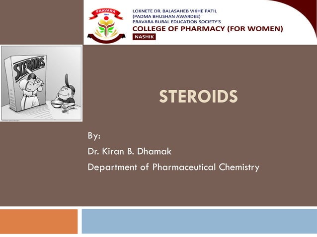 Steroids with Chemistry, Nomenclature, Stereochemistry and ...