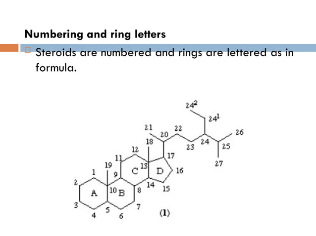 Steroids with Chemistry, Nomenclature, Stereochemistry and ...