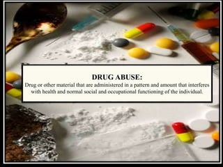 Steroids abuse and misuse | PPTX