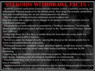 Steroids abuse and misuse | PPTX
