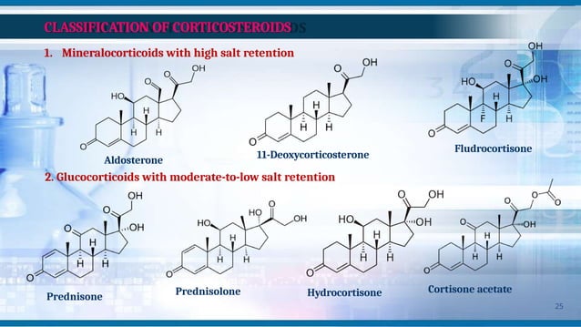 Steroids and Adreno corticoids.pptx from Medicinal Chemistry | PPTX