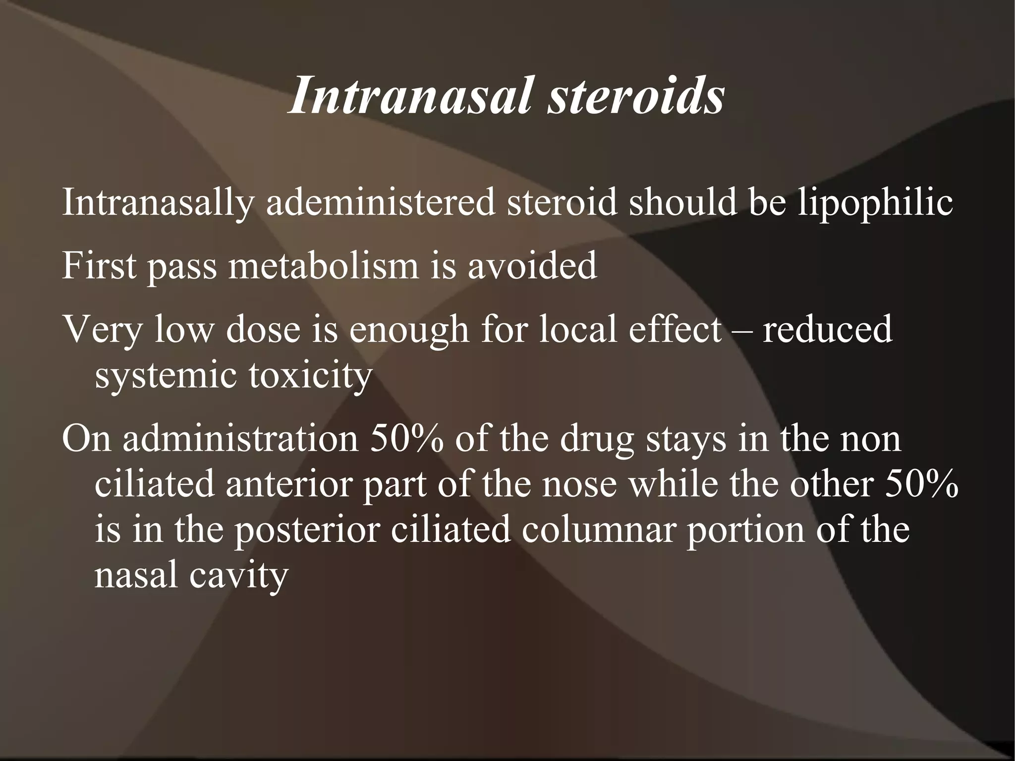 Steroids ent | ODP