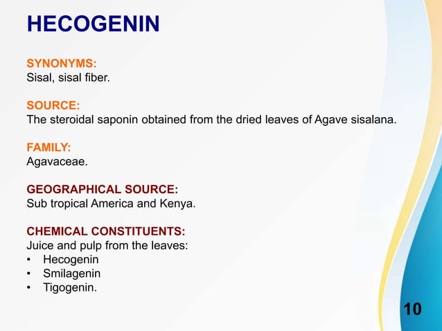 Steroids Hecogenin.pptx