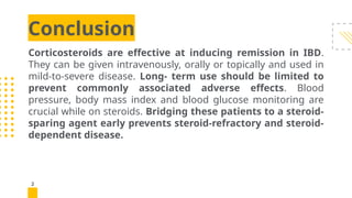 Steroids in Inflammatory Bowel Disease- a clinical review (1).pptx