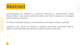 Steroids in Inflammatory Bowel Disease- a clinical review (1).pptx