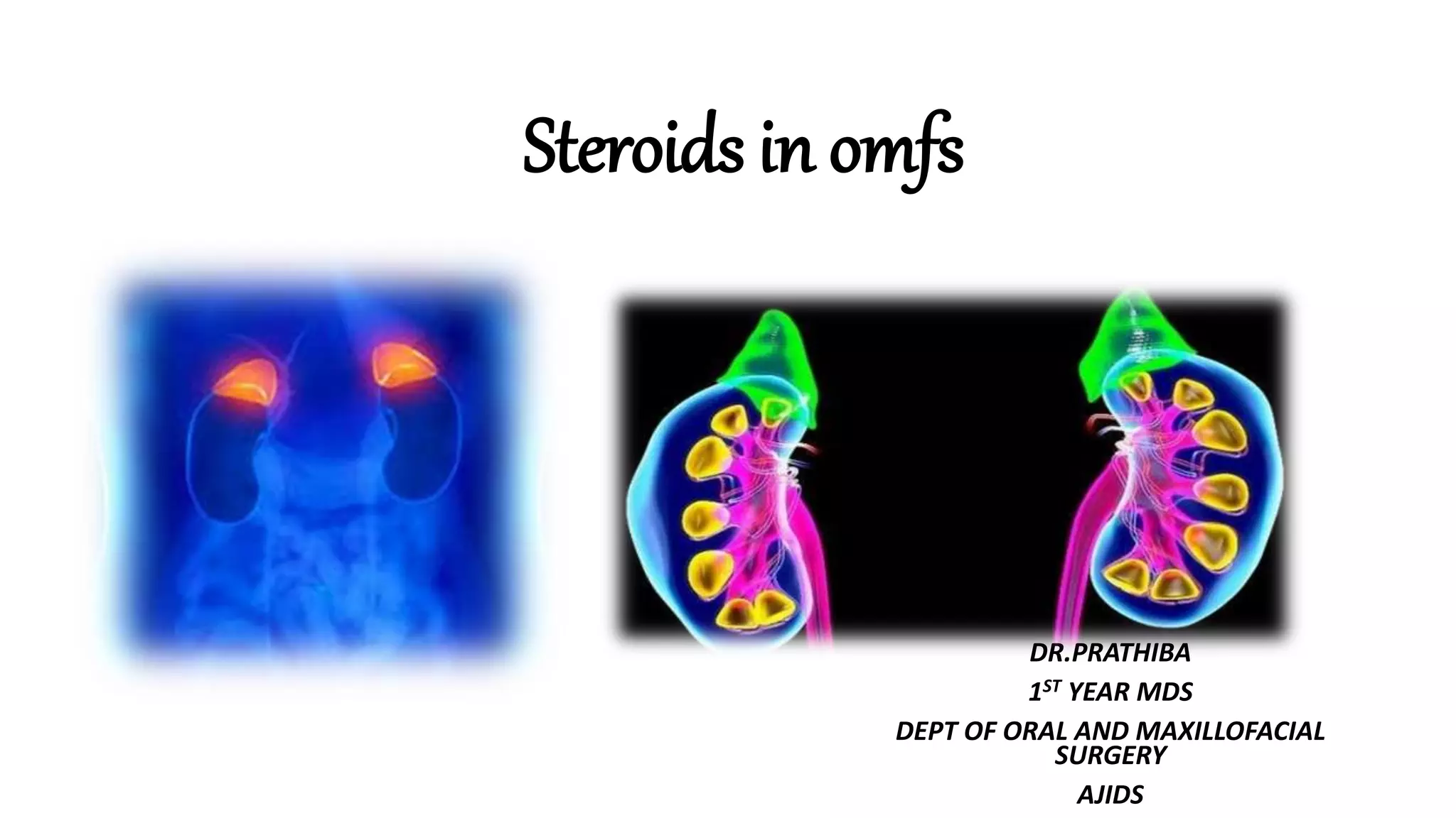 Steroids in oral and maxillofacial surgery | PPTX