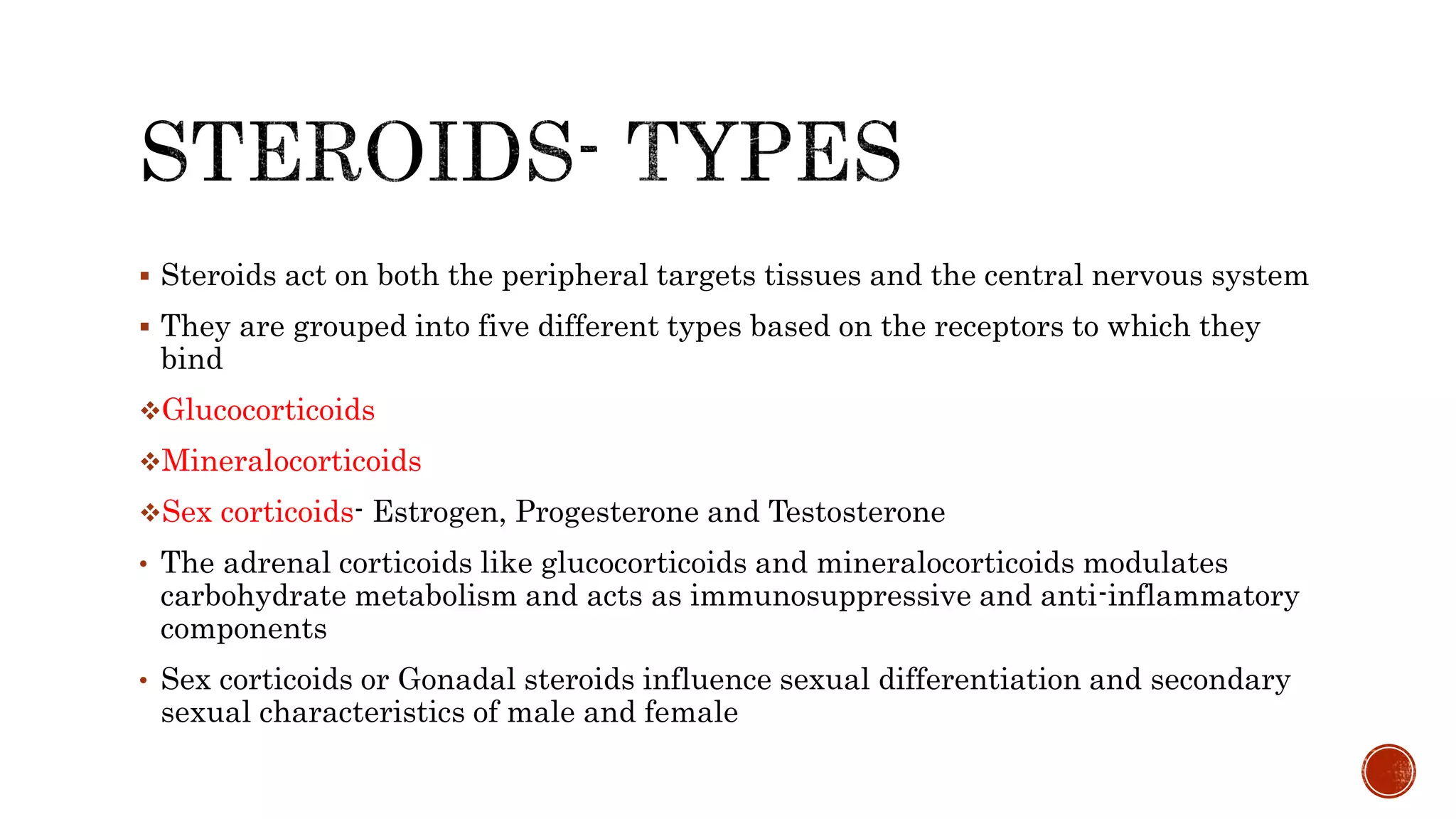 Steroids presentation | PPTX