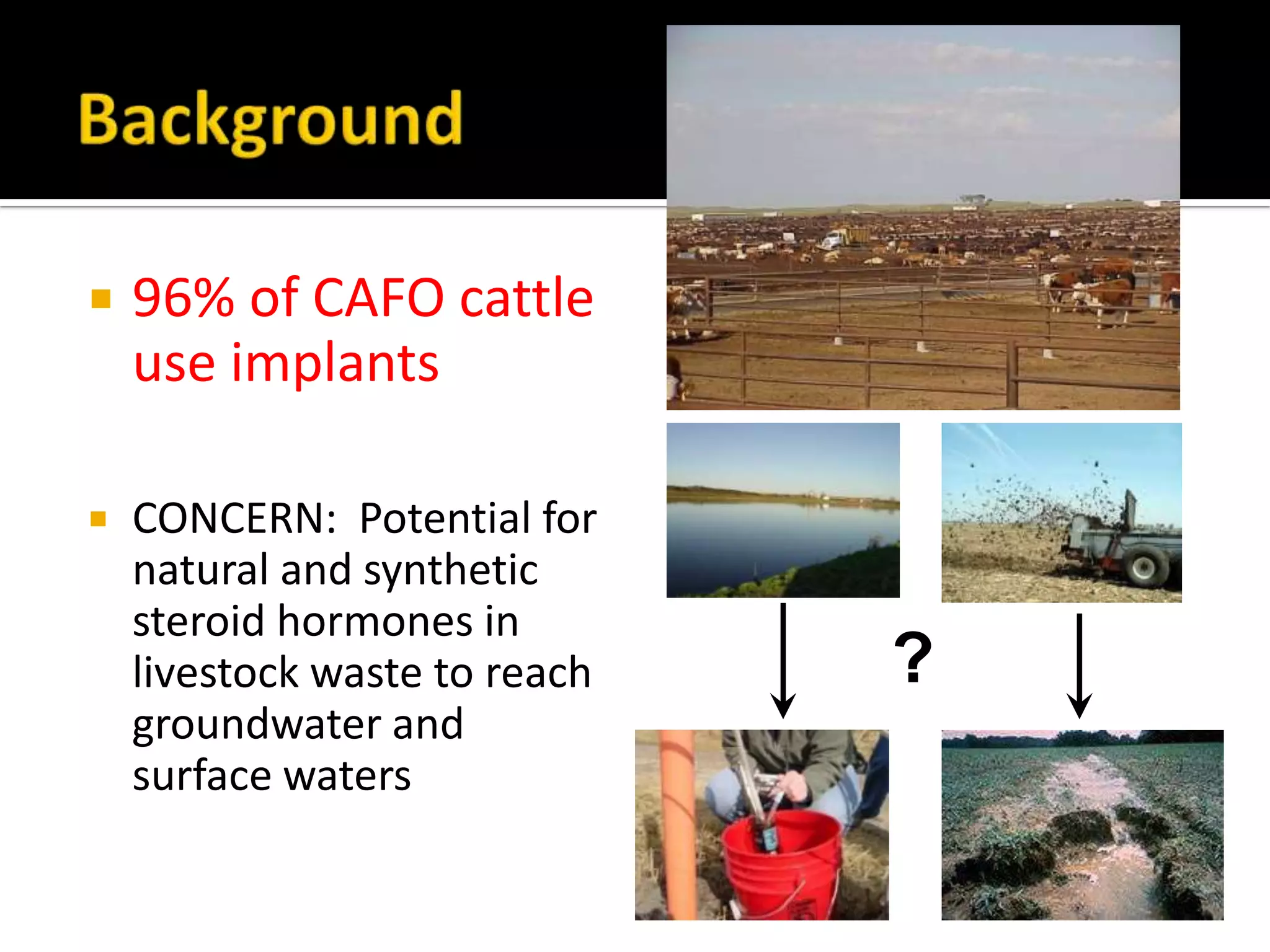 Effect of Manure Handling and Incorporation on Steroid Movement In ...