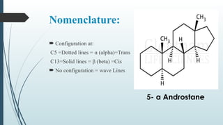 introduction and Nomenclature of steroids.pptx