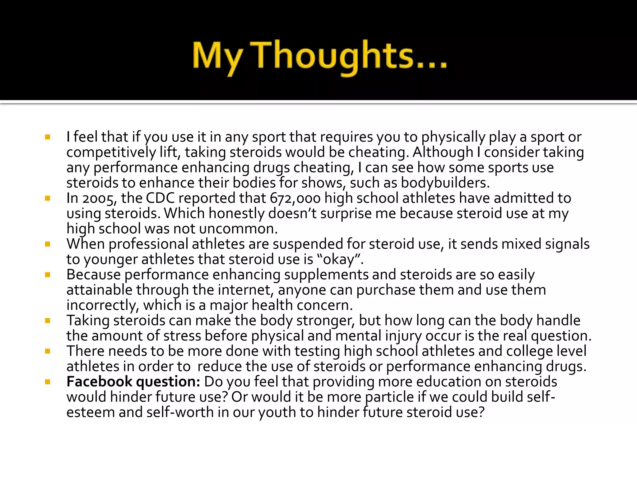 Steroids teach back | PPT