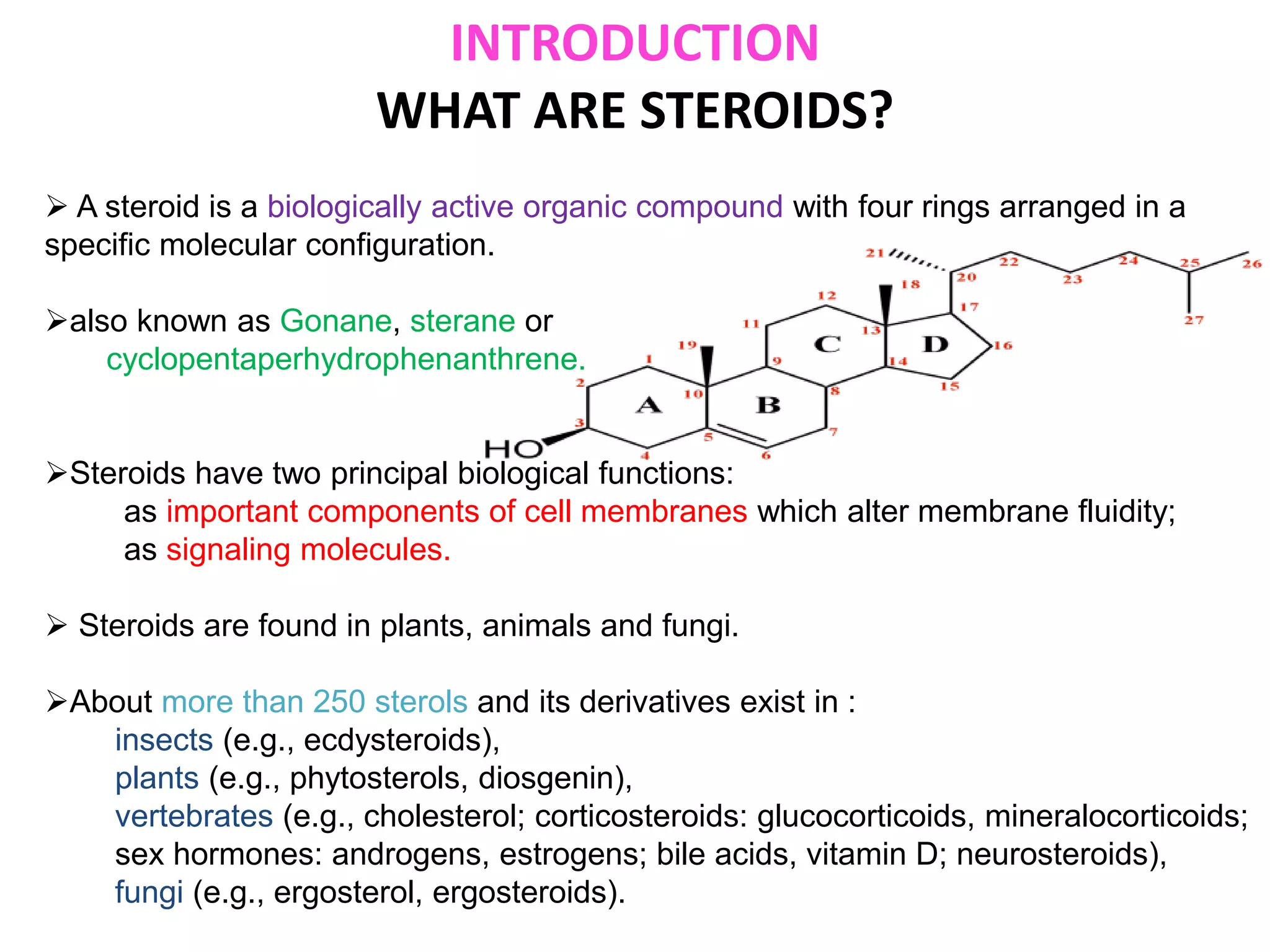 Steroid transformation by fungi | PPTX