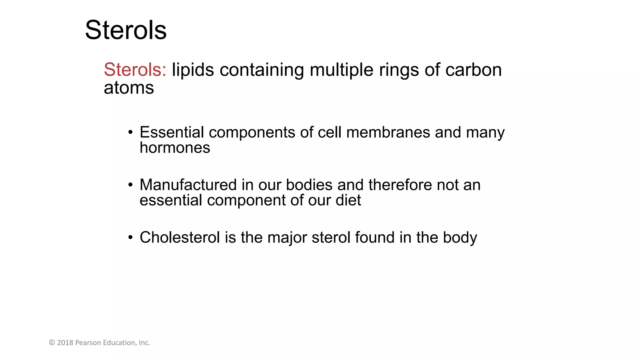 STEROLS: A TYPE OF LIPID | PPTX