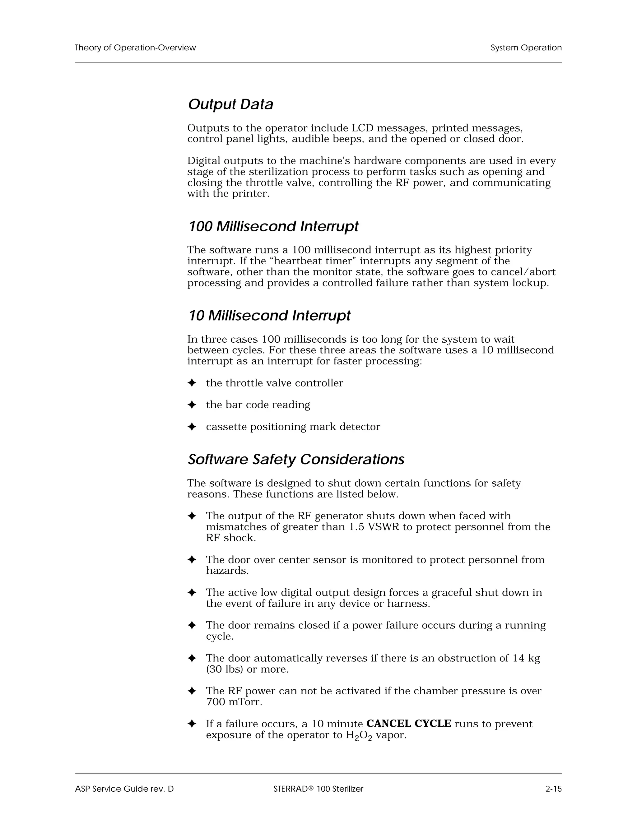 Sterrad 100 sterilizer_-_service_guide | PDF