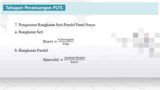 Perencanaan pembangkit listrik tenaga surya.pptx
