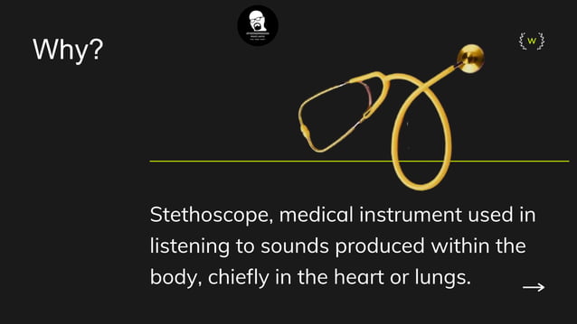 Stethoscope | PPTX | Lung and Respiratory Health | Diseases and Conditions