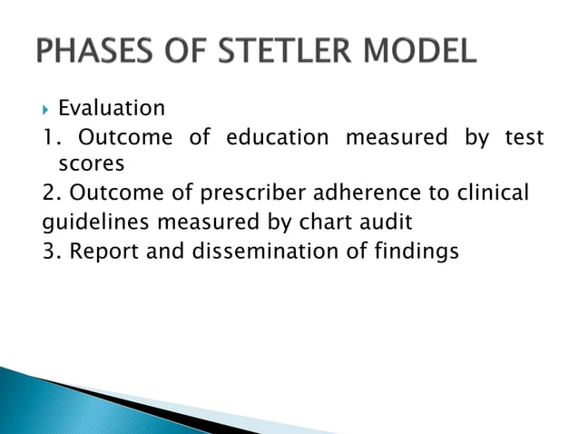 Stetler model ppt latif sir (2) | PPTX