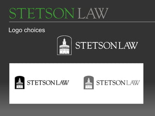 Stetson Law Logo Standards | PPT