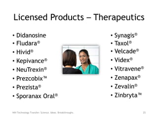 Technology Transfer - the NIH Experience | PPTX | Business | Business ...