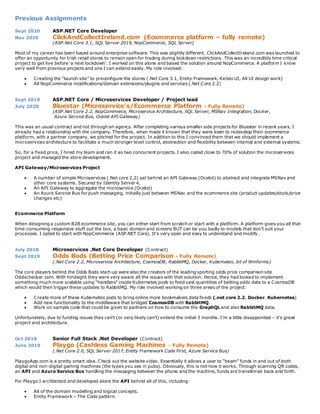Steve Bennett .Net Architect/Developer Resume | DOCX