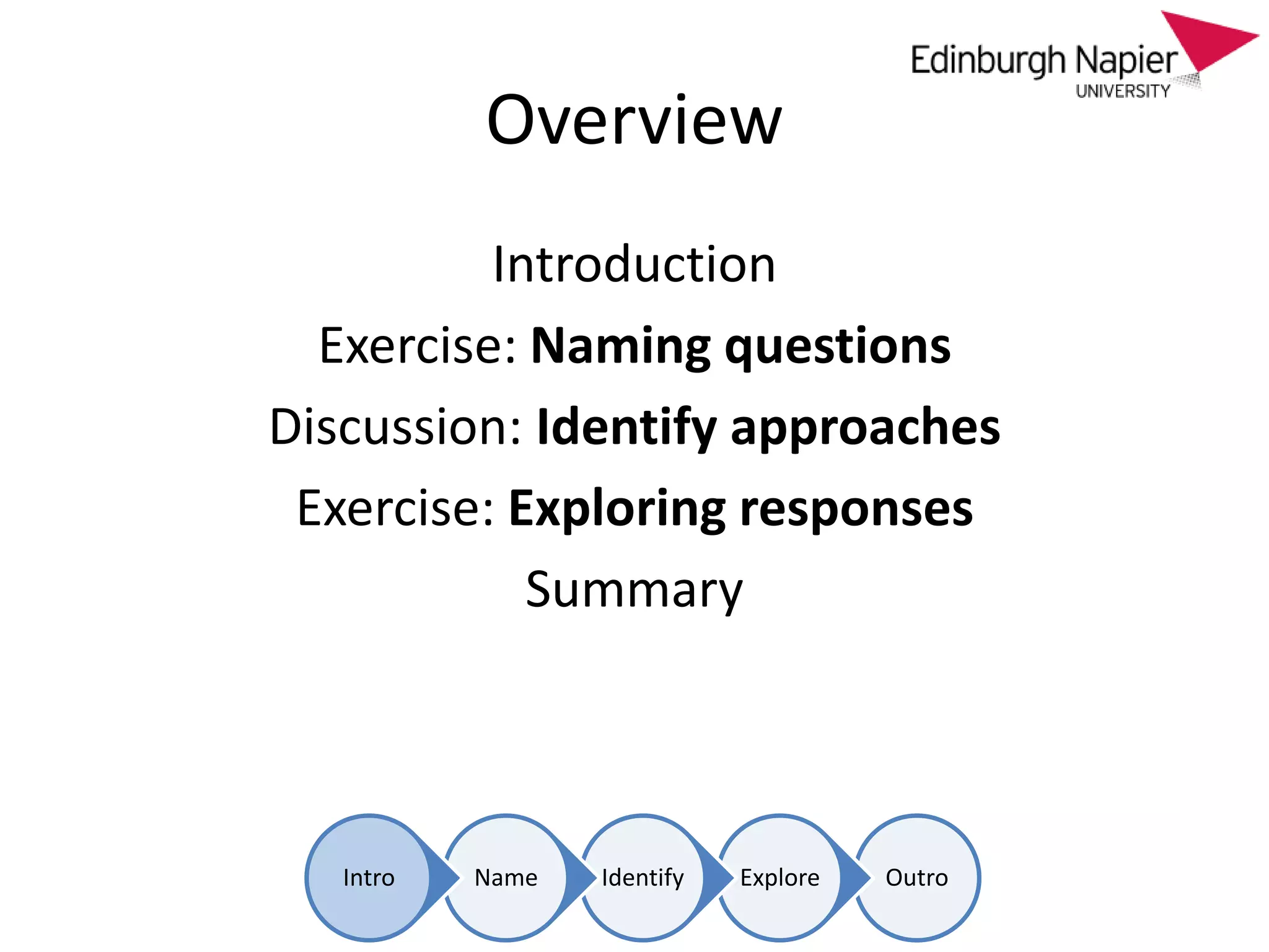 Steve handling difficult questions v2 | PPTX