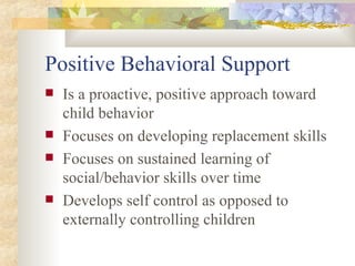 Steve Vitto Positive Approaches For All Children | PPT