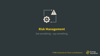 PSMS Program Impact on safety culture 23 | PDF