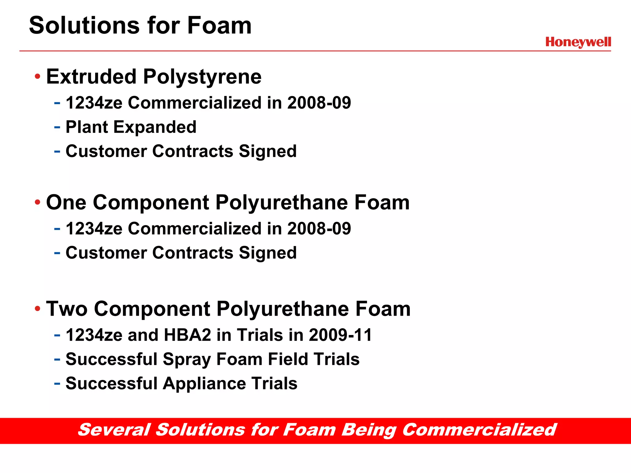 Alternatives to 141b in Insulating Foam | PDF