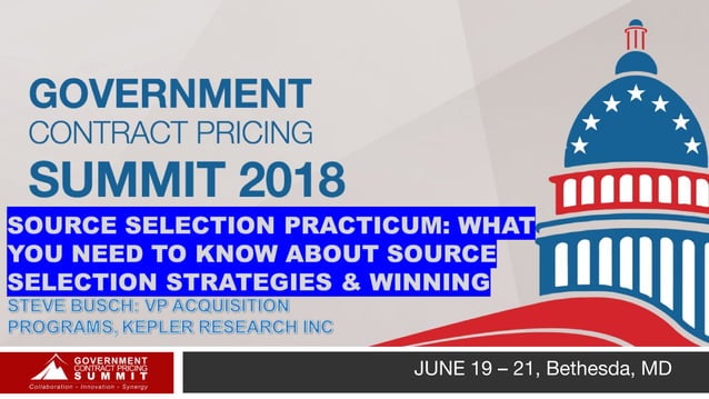 Source Selection Practicum: What You Need to Know About Source ...