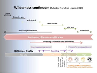 Mapping wilderness in Europe with special focus on wilderness register ...