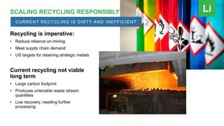 BUILDING A RECYCLING INFRASTRUCTURE THAT ACCOUNTS FOR BOTH OPTIMISM AND ...